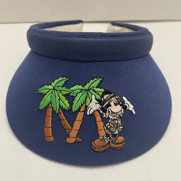 Disney | Accessories | Disney Adult Visor With Embroidered Mickey And ...